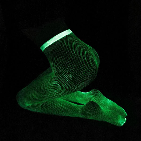 Women's Lingerie, Neon Glowing Cheeky Fishing Hoe Stockings Leggings ...